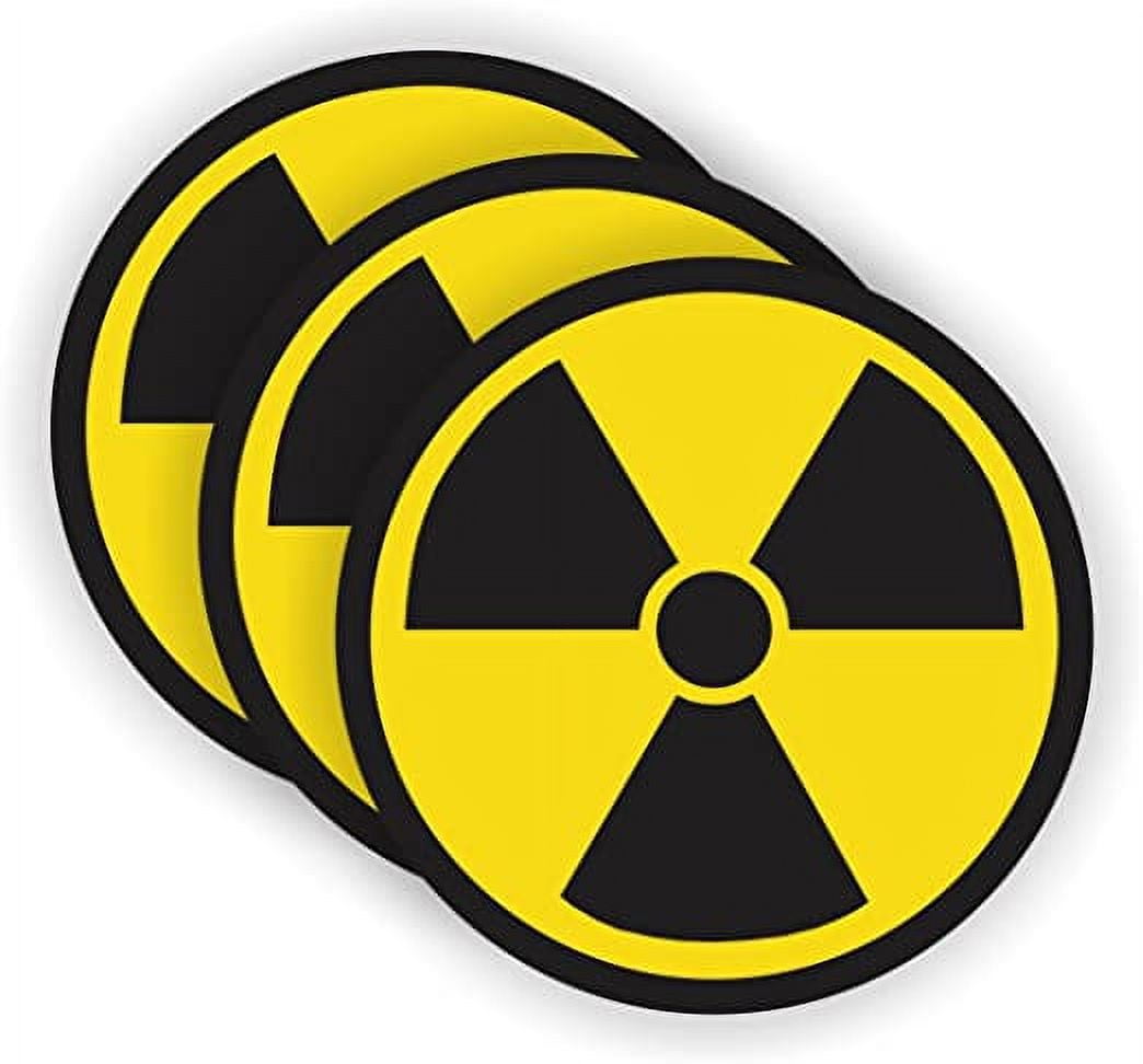 Radiation Symbol Gaming PC Sticker | Laptop Notebook Desktop Decal ...