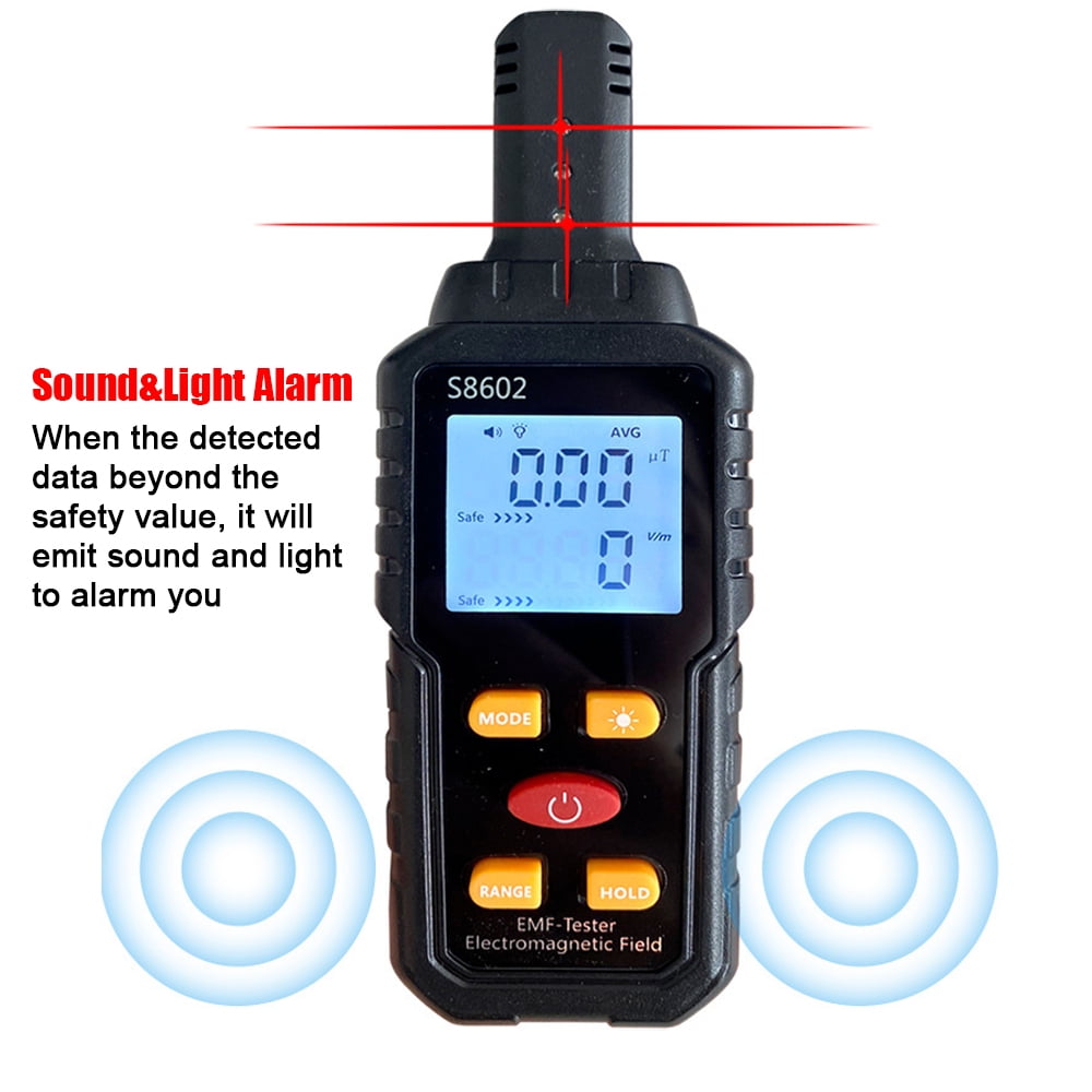 Radiation tester,Office Tester Sound 3-in-1 Dosimeter Field Temperature ...