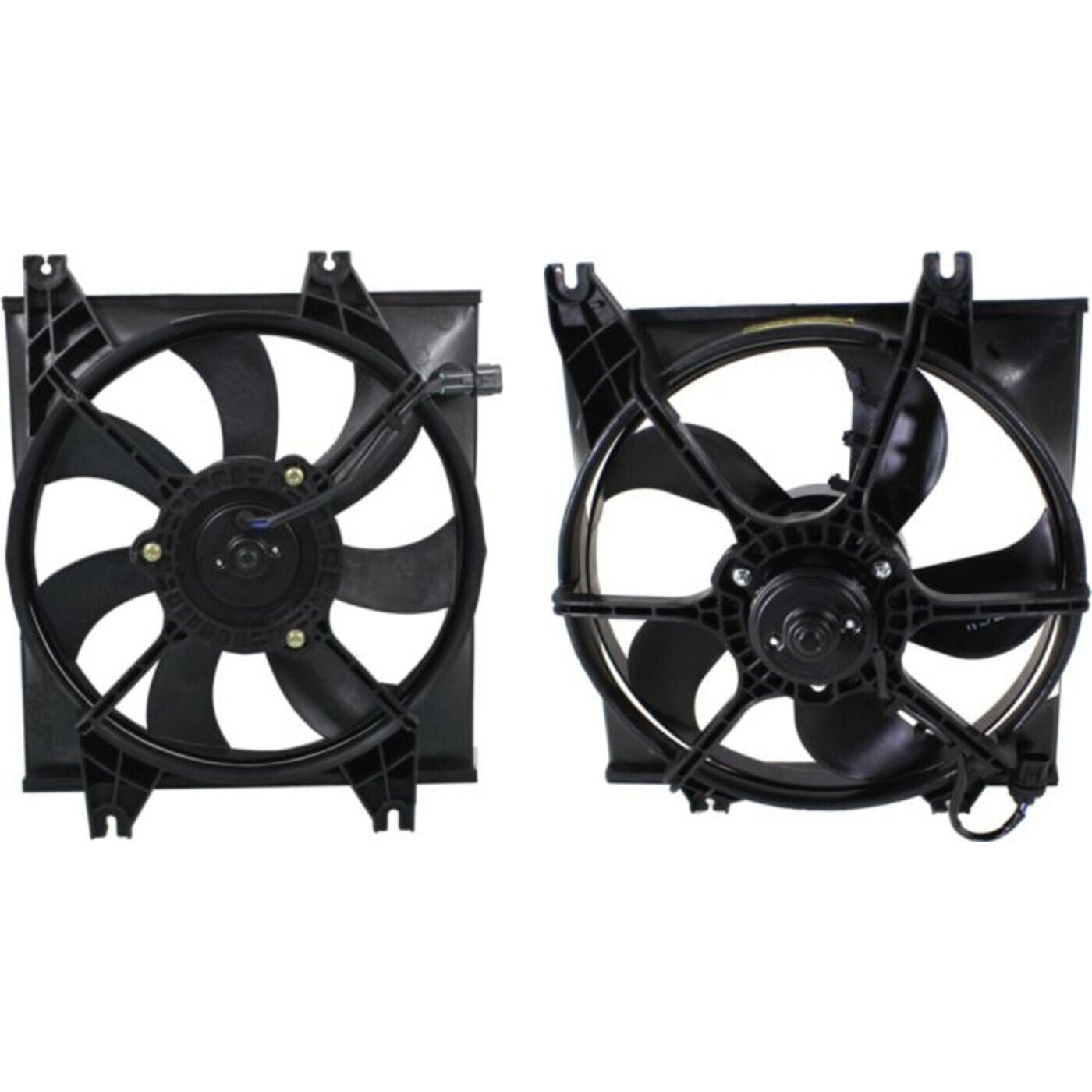 Radiator & A/C Condenser Cooling Fan Kit For 2000-2006 For Hyundai Act ...