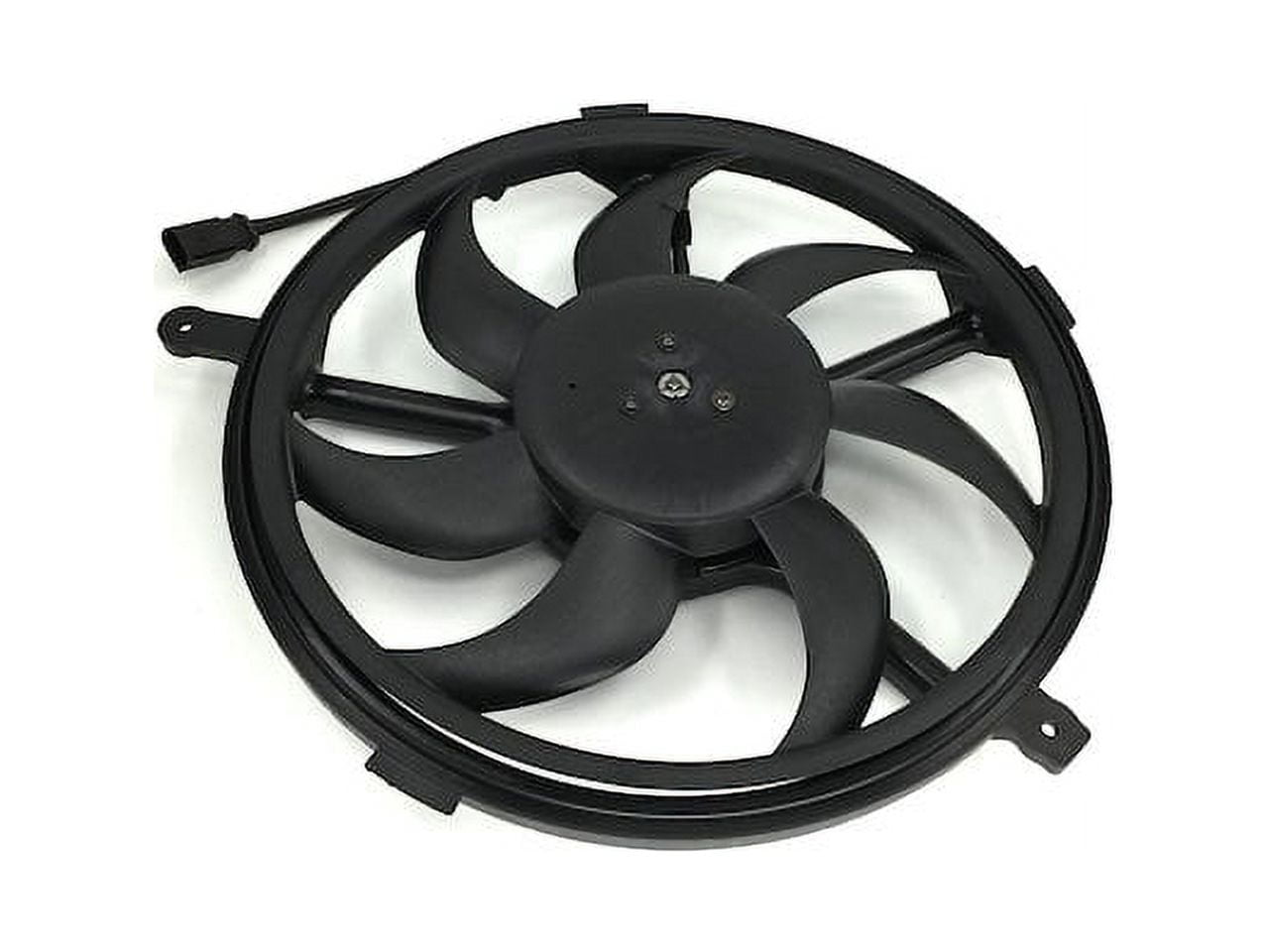Radiator Auxiliary Cooling Fan and Motor Assembly - Compatible with ...