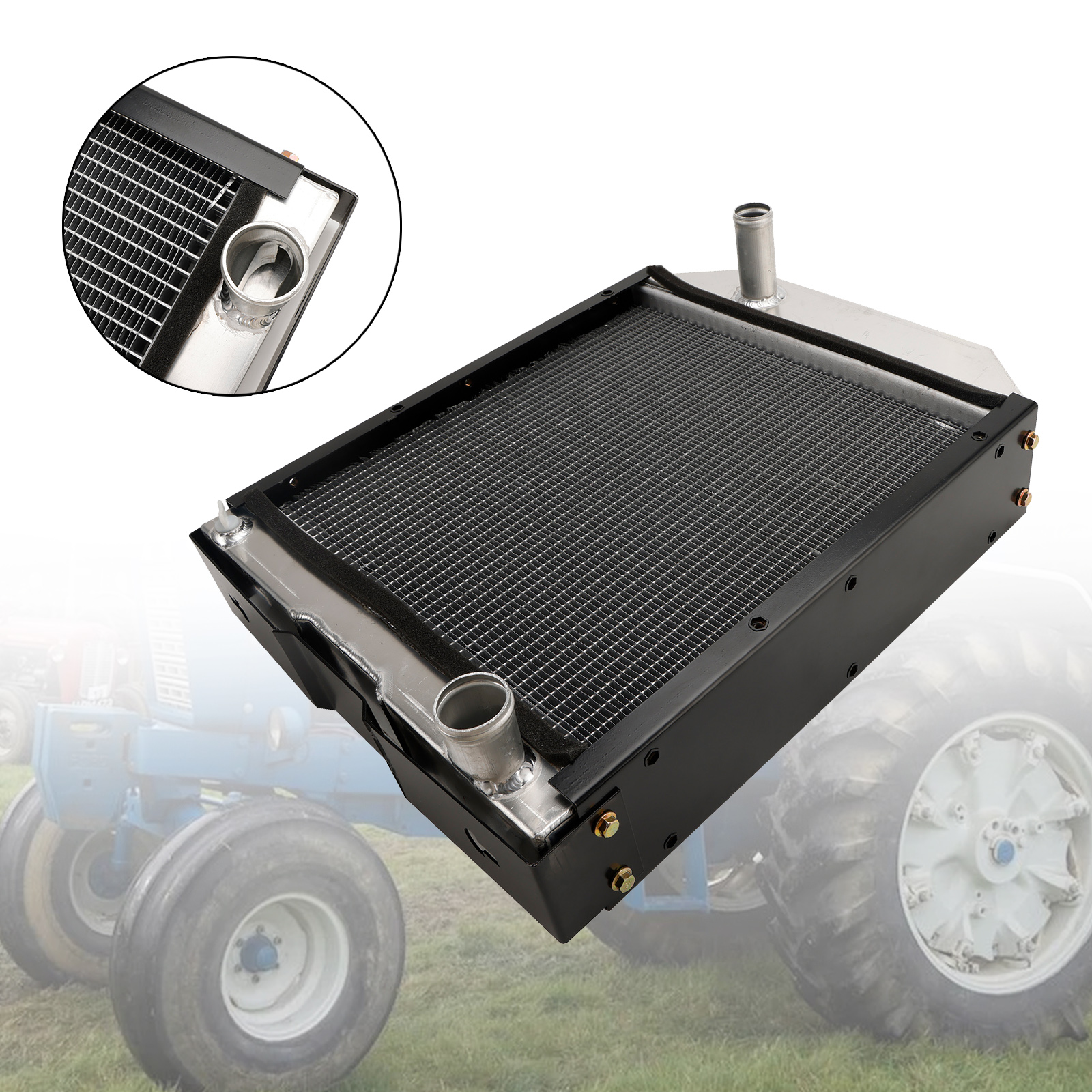 Radiator C7NN8005H For Ford Tractor 2000/2600/3000/3400/3500/4000/4100 ...