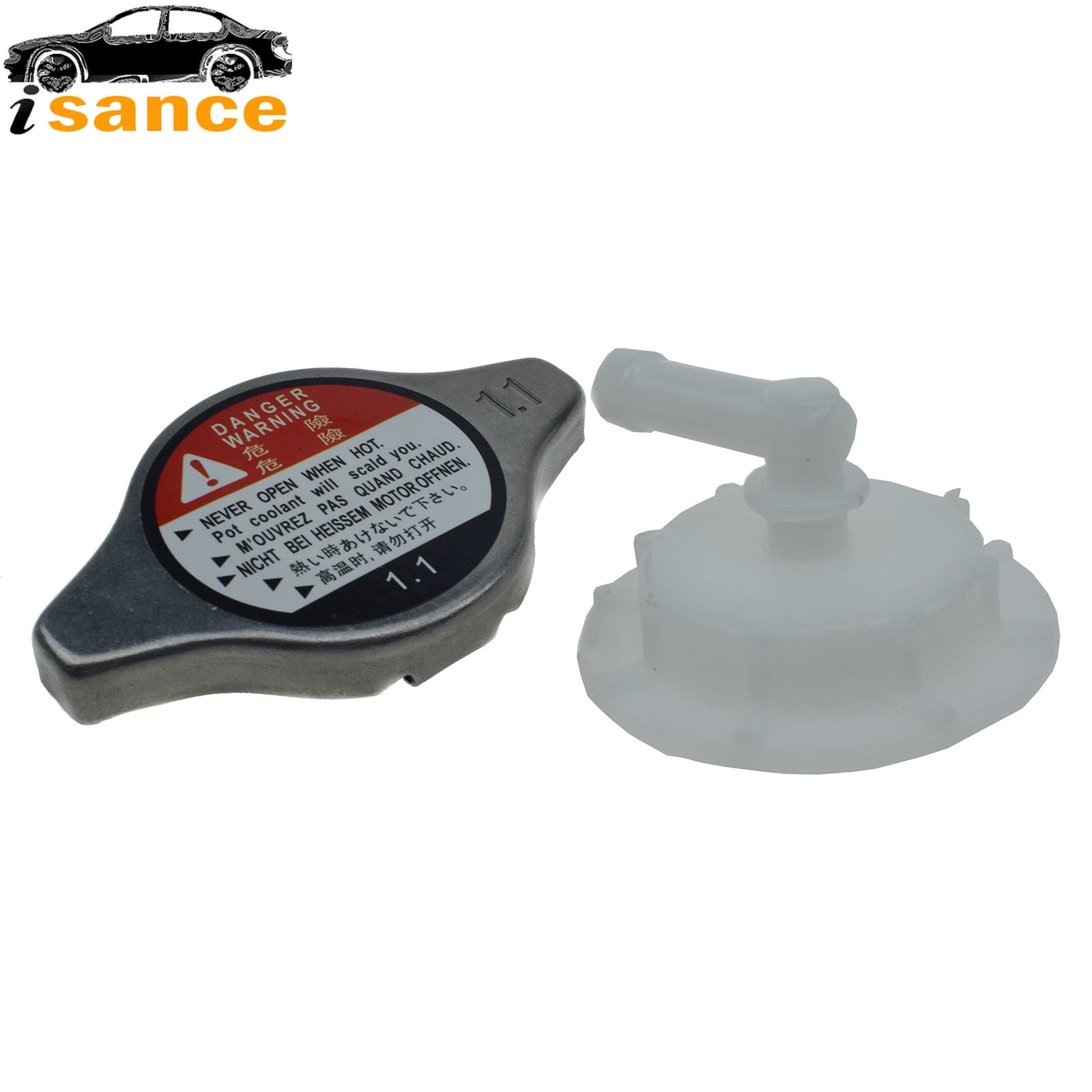 Radiator Cap Set - Radiator Cap and Coolant Reservoir Cap Assembly, For ...