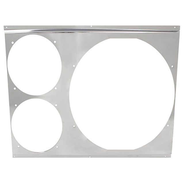 Radiator Chrome Fan Shroud Tri-Unit Fits 31X19" Ultracool Cooling ...