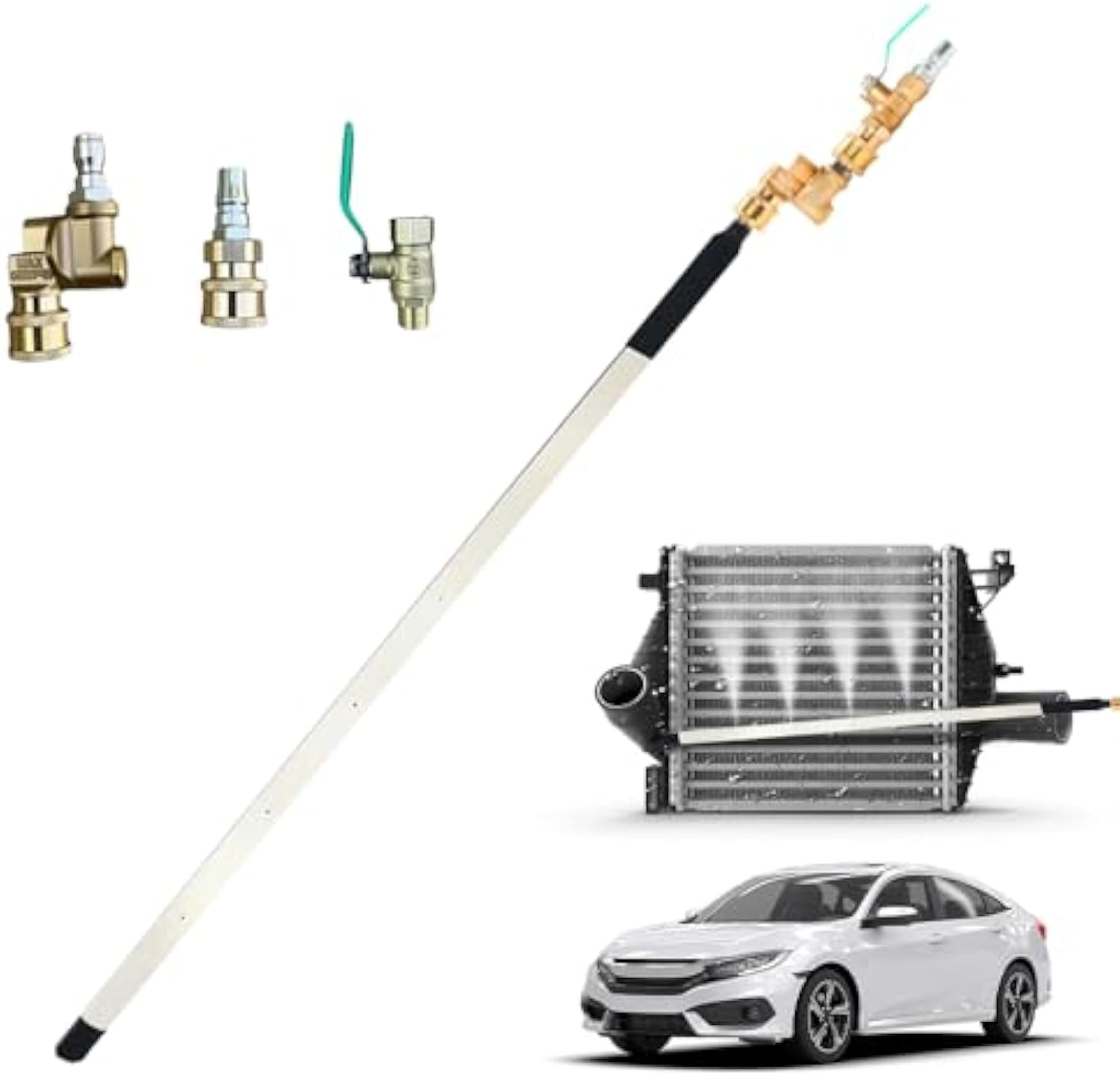 Radiator Cleaning Wand, 2025 New 24'' Portable Radiator Cleaning Tool ...