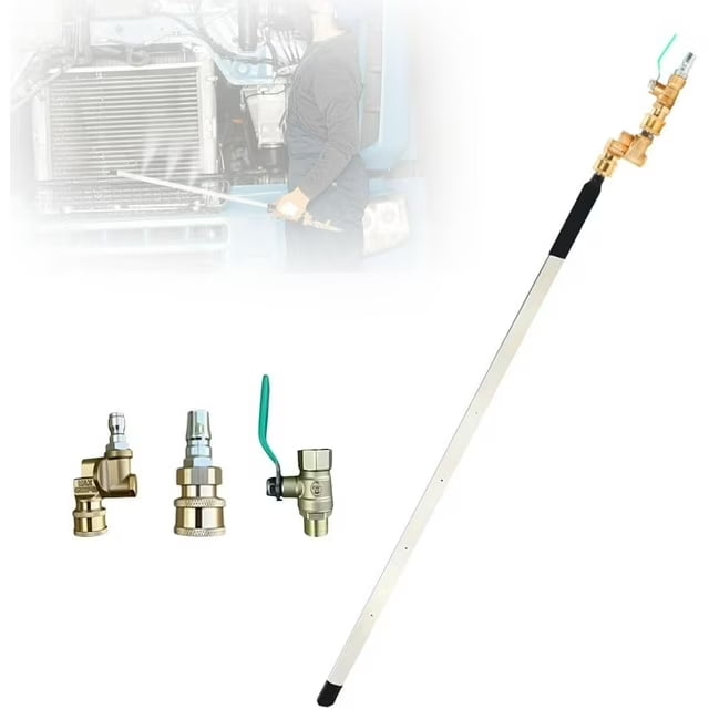 Radiator Cleaning Wand 2025 Stainless Steel Portable Radiator Cleaning ...
