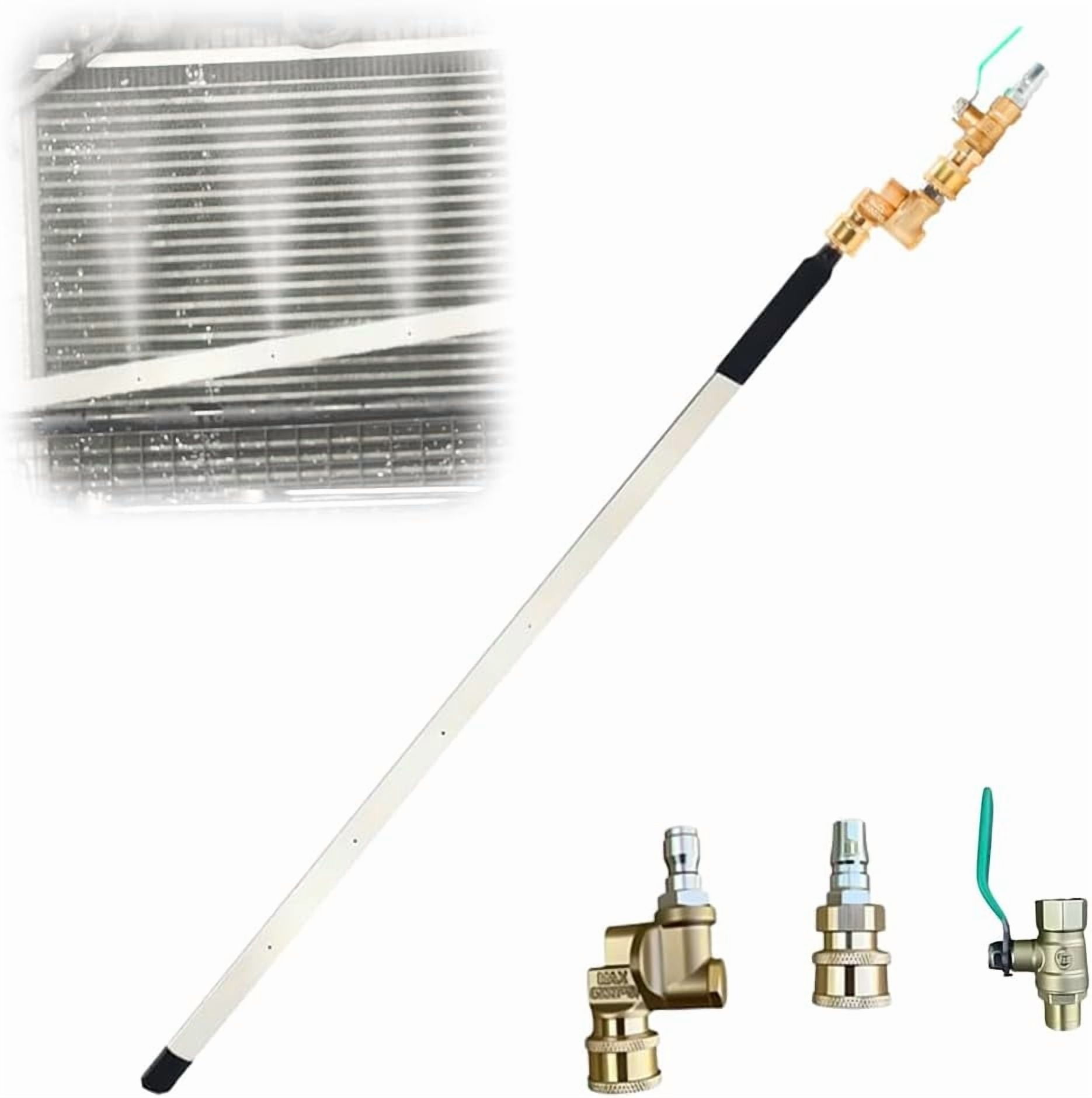 Radiator Cleaning Wand with Air Pipe Quick Connector, 4500 PSI 24 ...