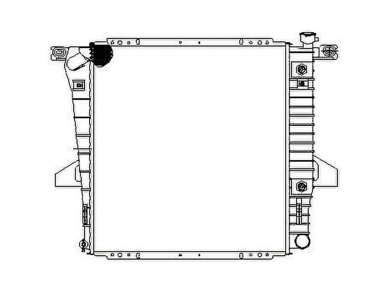 Radiator - Compatible with 1998 - 2001 Mazda B2500 2.5L 4-Cylinder 1999 ...