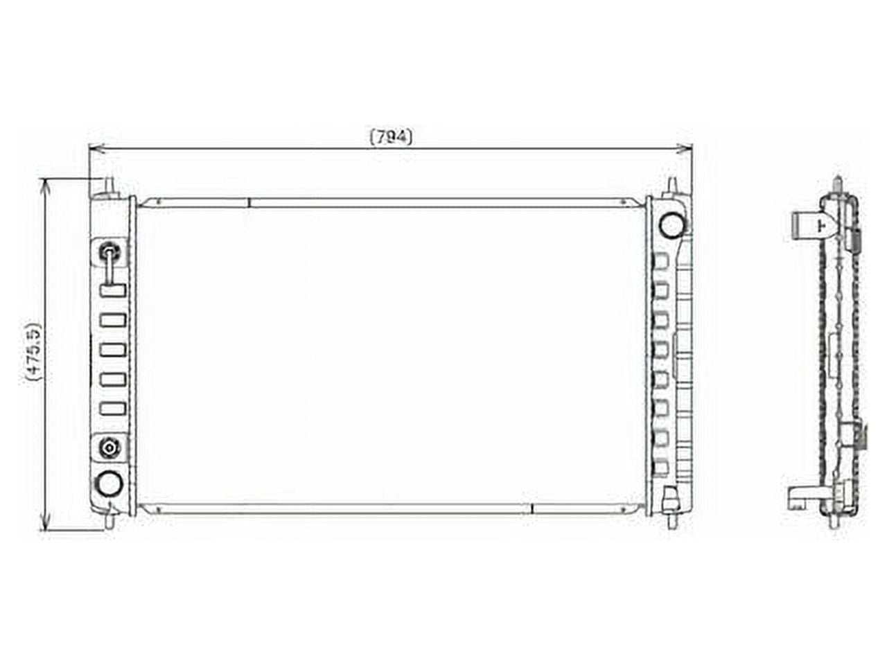 Radiator - Compatible with 2007 - 2018 Nissan Altima GAS 2008 2009 2010 ...