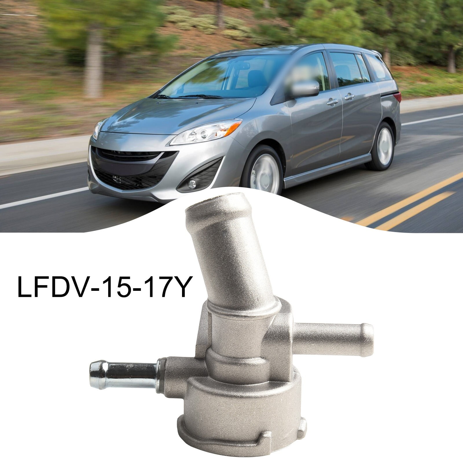 Radiator Coolant Filler Neck for Mazda 5 2012-2015, OEM LFDV-15-17Y - Walmart.com