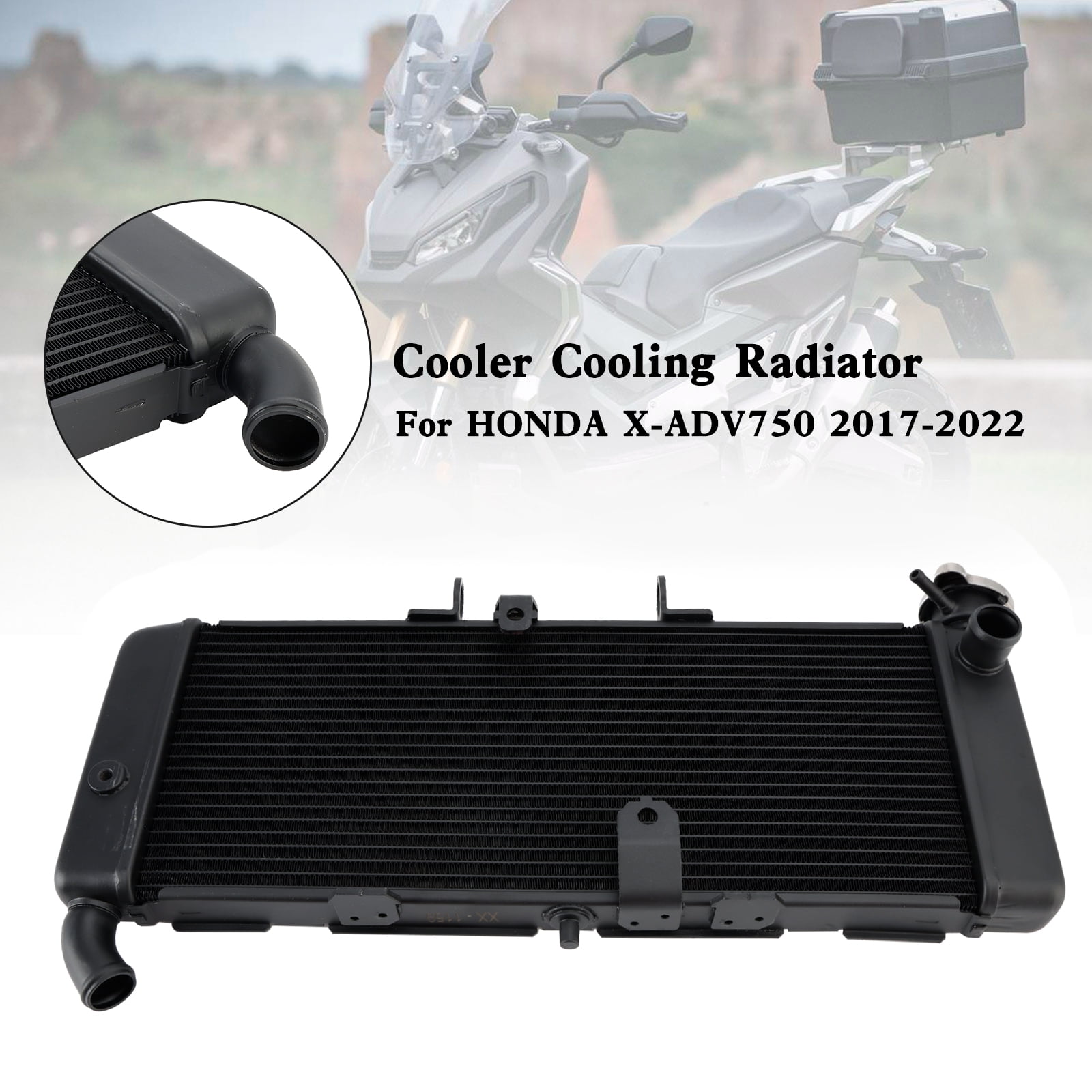 Radiator Cooler Cooling Water For Honda X-ADV 750 XADV 2017-2023 ...