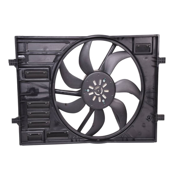 Radiator Cooling Assembly with Shroud - Durable Electric Cooling System ...
