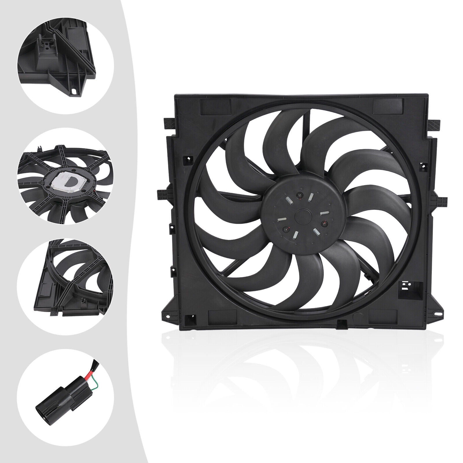 Radiator Cooling Fan Assembly Fits 15-22 Chevrolet Colorado/Canyon 3.6L ...