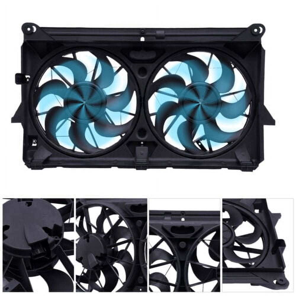 Radiator Cooling Fan Fit For Chevrolet Silverado 1500 GMC Sierra 1500 ...