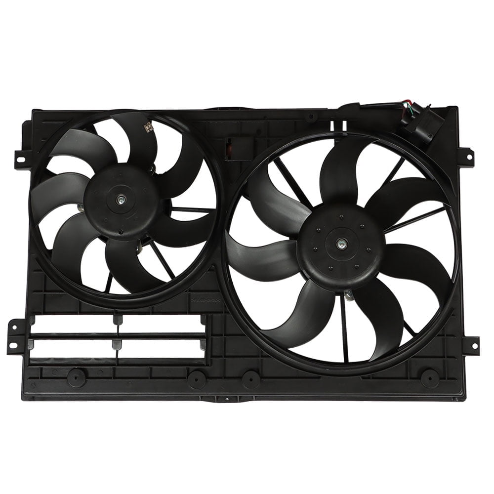 Radiator Cooling Fan For 2005 2006-2015 Volkswagen Jetta 1.4 1.8 1.9 2. ...