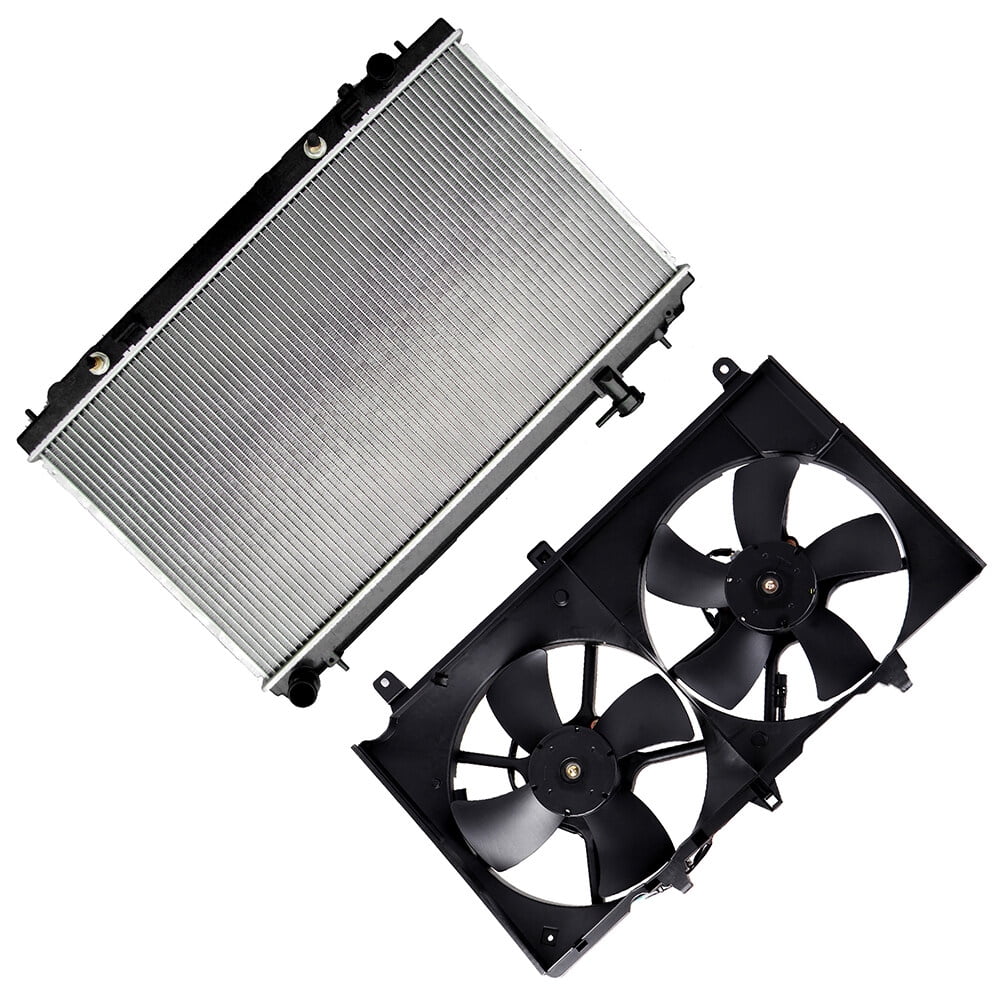 🌞 Radiator+Dual Cooling Fan Assembly Compatible with 2003-2006 for ...