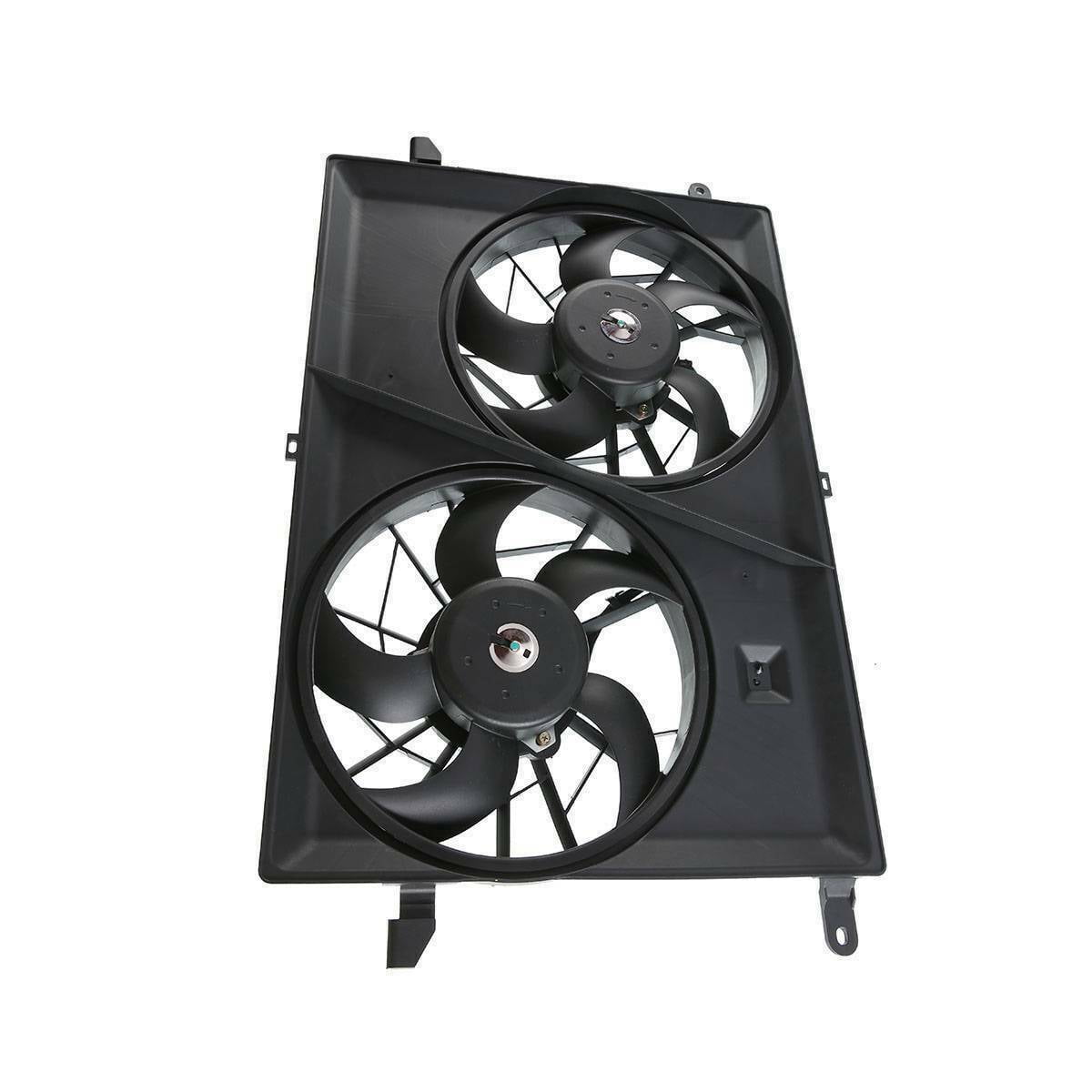 Radiator Dual Cooling Fan Assembly For Acadia Enclave Outlook Traverse ...