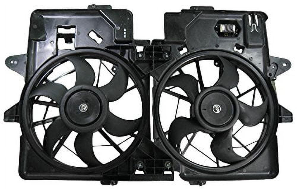 Radiator Dual Cooling Fan Assembly for 01-04 Ford Escape Mazda Tribute ...