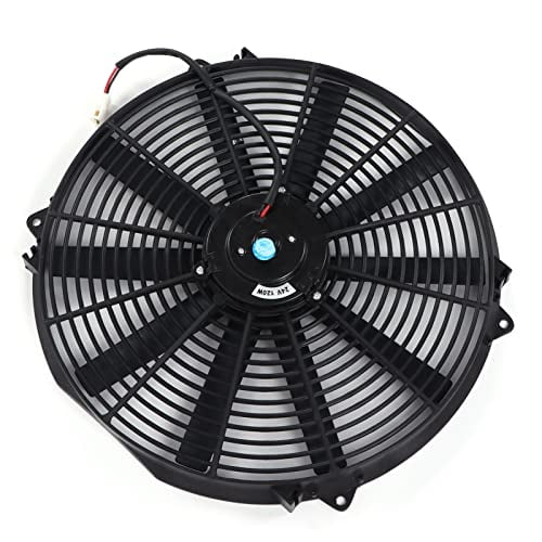 Radiator Fan, 24V 16in Slim Electric Cooling Fan Electric Radiator Fan ...