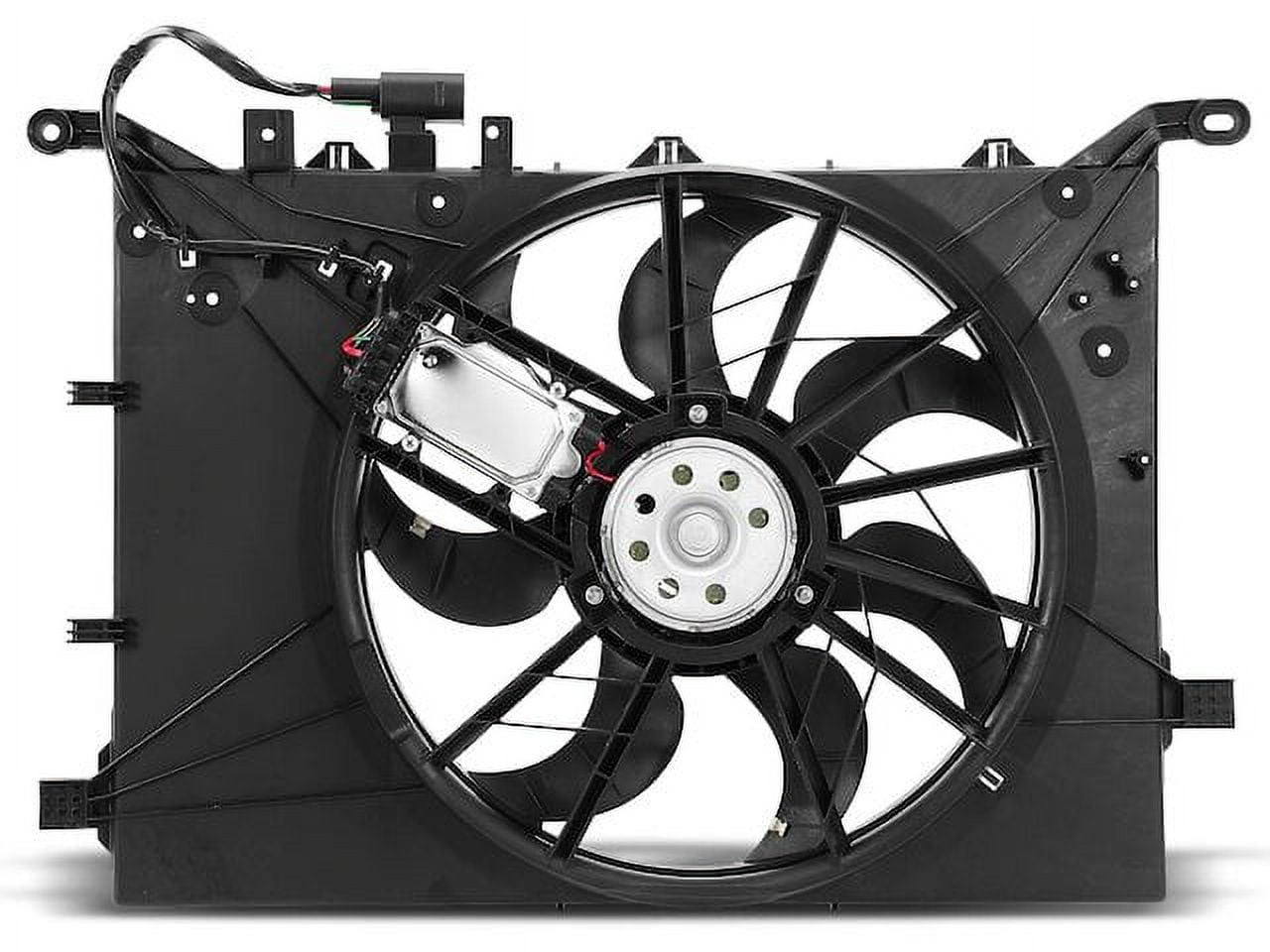 Radiator Fan Assembly 1 - Compatible with 2004 - 2005 Volvo S60 ...