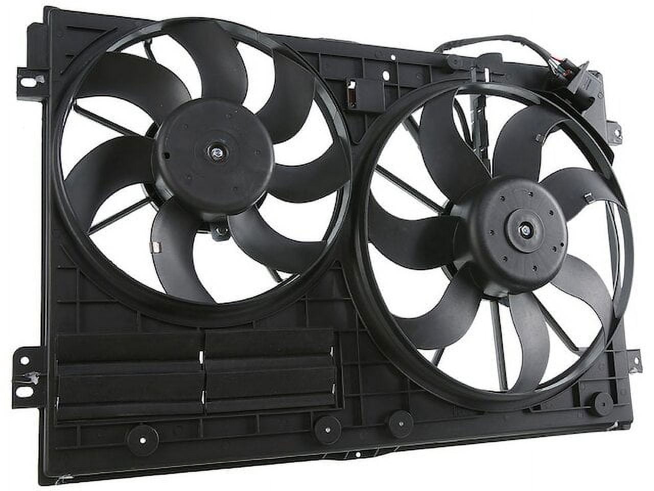 Radiator Fan Assembly 1 - Compatible with 2006 - 2014 Volkswagen GTI ...