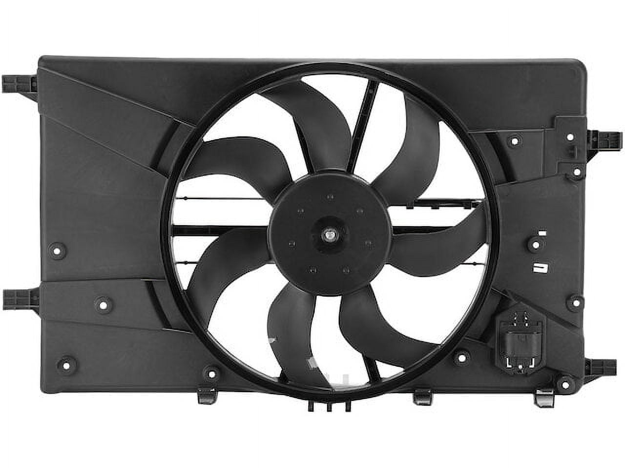 Radiator Fan Assembly 1 - Compatible with 2011 - 2016 Chevy Cruze 2012 ...