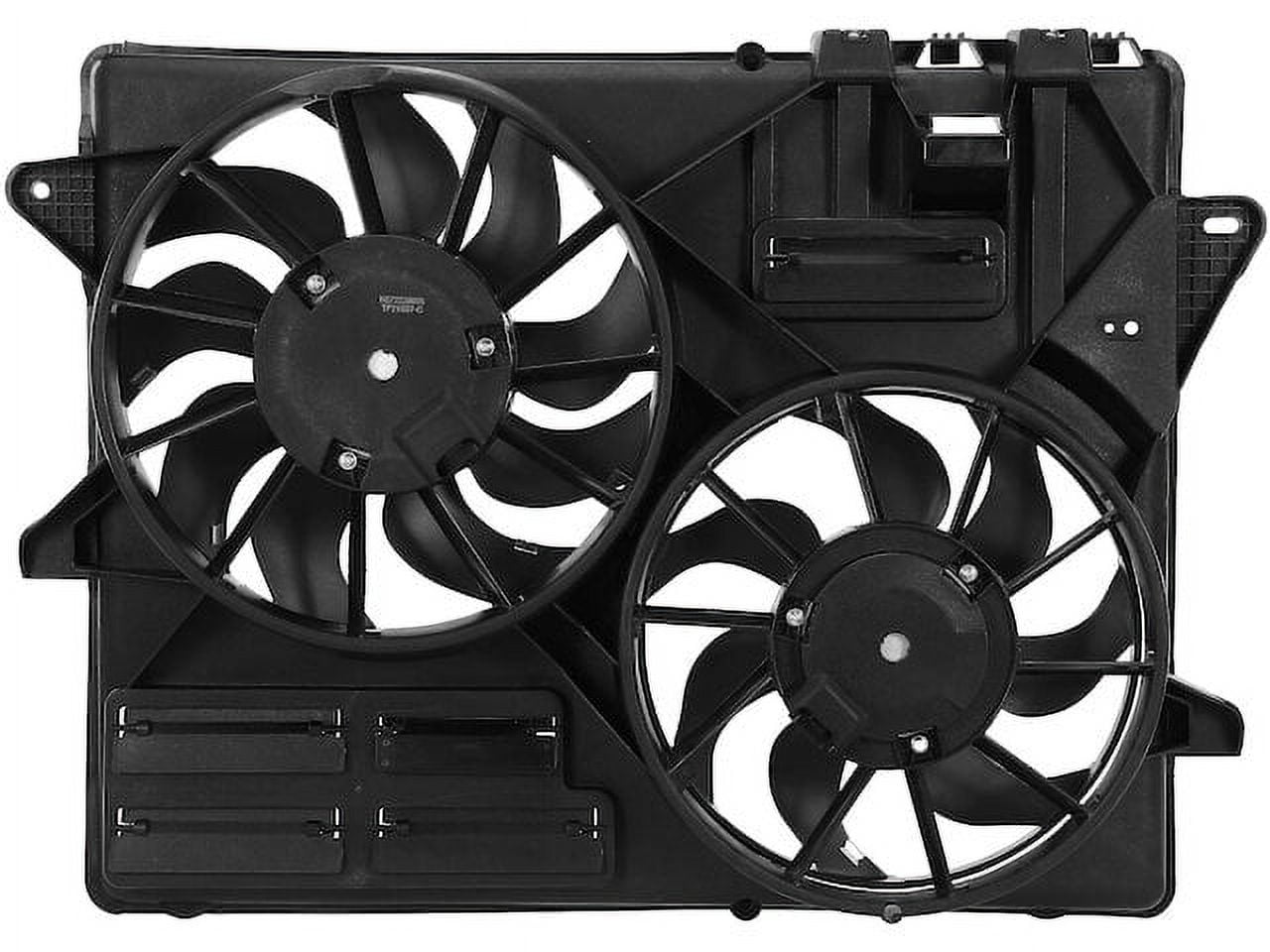 Radiator Fan Assembly 1 - Compatible with 2015 - 2021 Ford Mustang 2016 ...