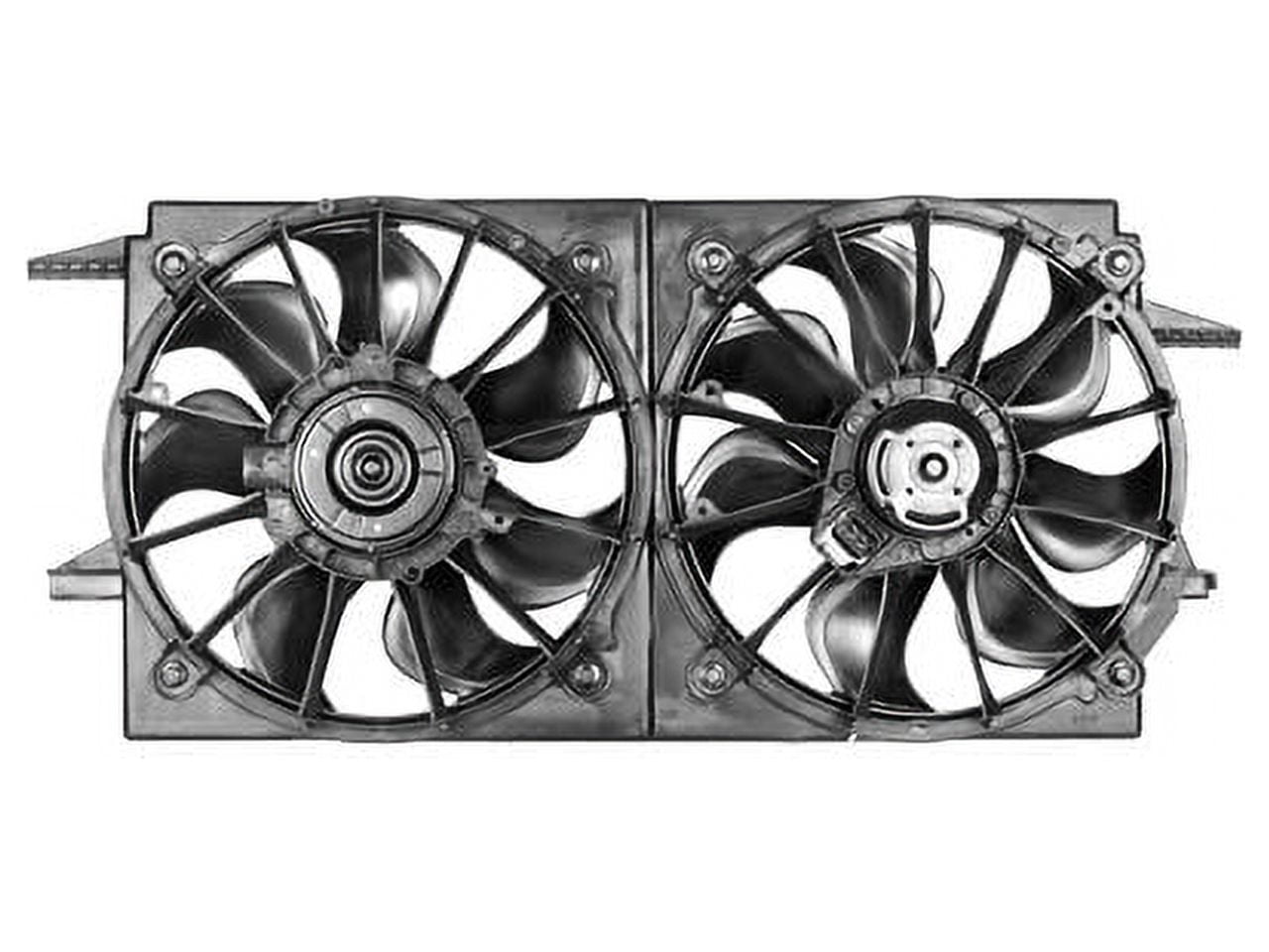 Radiator Fan Assembly - Compatible with 1997 - 1999 Oldsmobile Cutlass ...