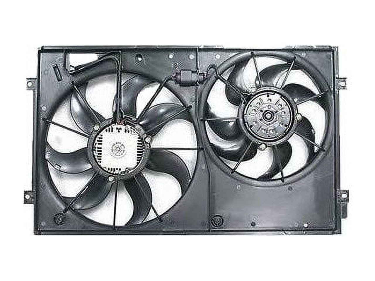 Radiator Fan Assembly - Compatible with 2005 - 2018 Volkswagen Jetta ...