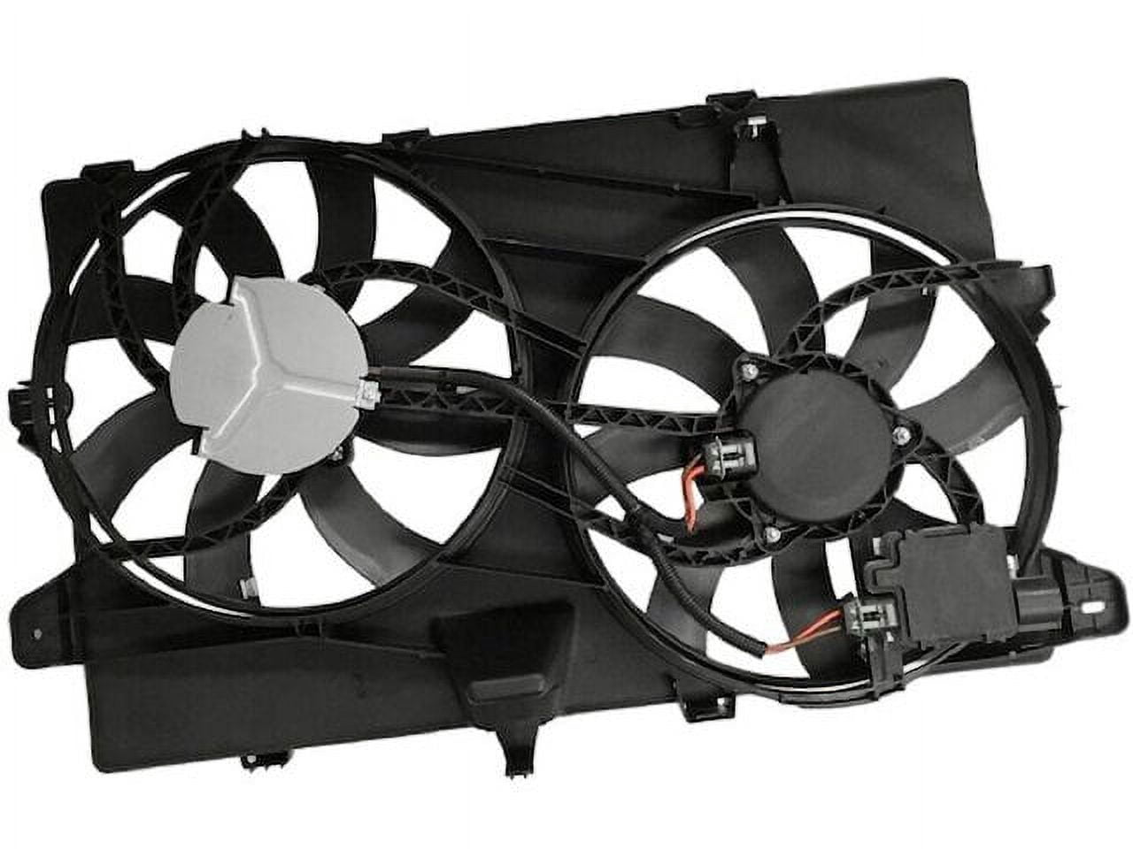 Radiator Fan Assembly - Compatible with 2007 - 2014 Ford Edge 2008 2009 ...