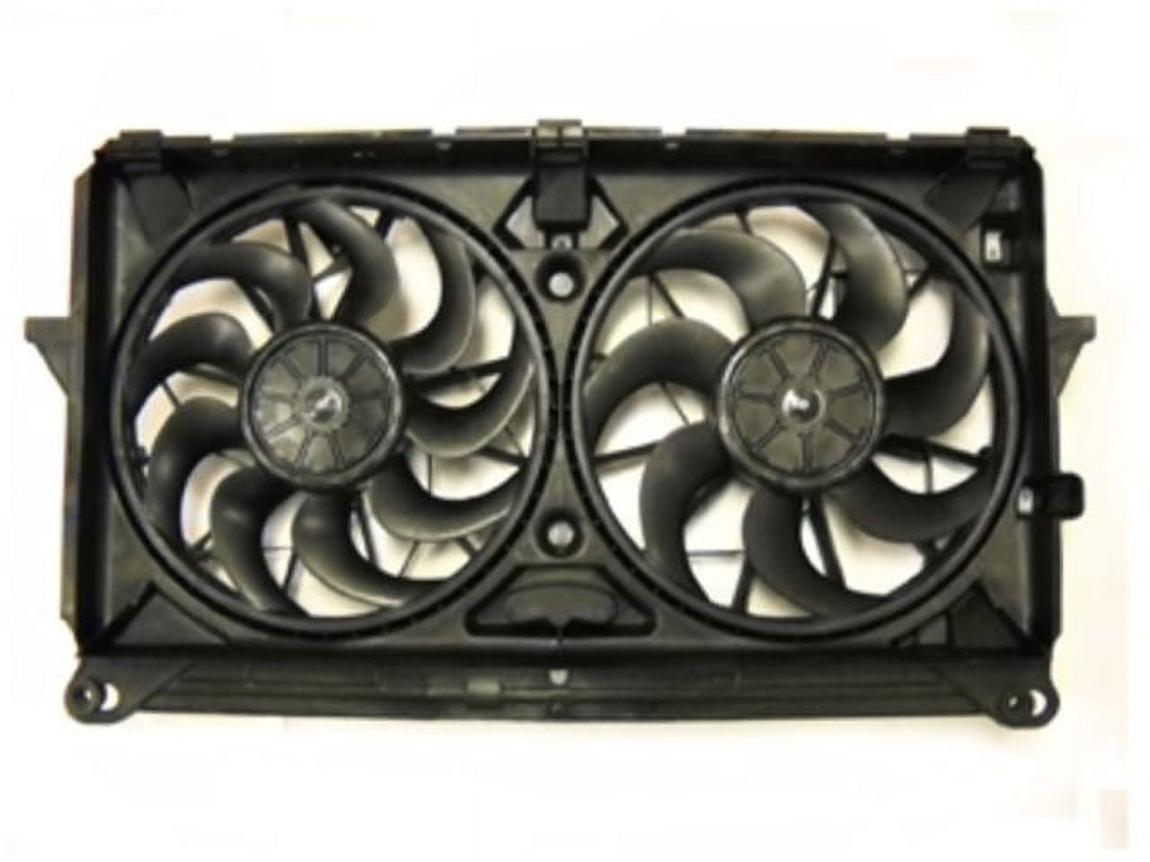 Radiator Fan Assembly - Compatible with 2008 - 2009 Hummer H2 6.2L V8 ...