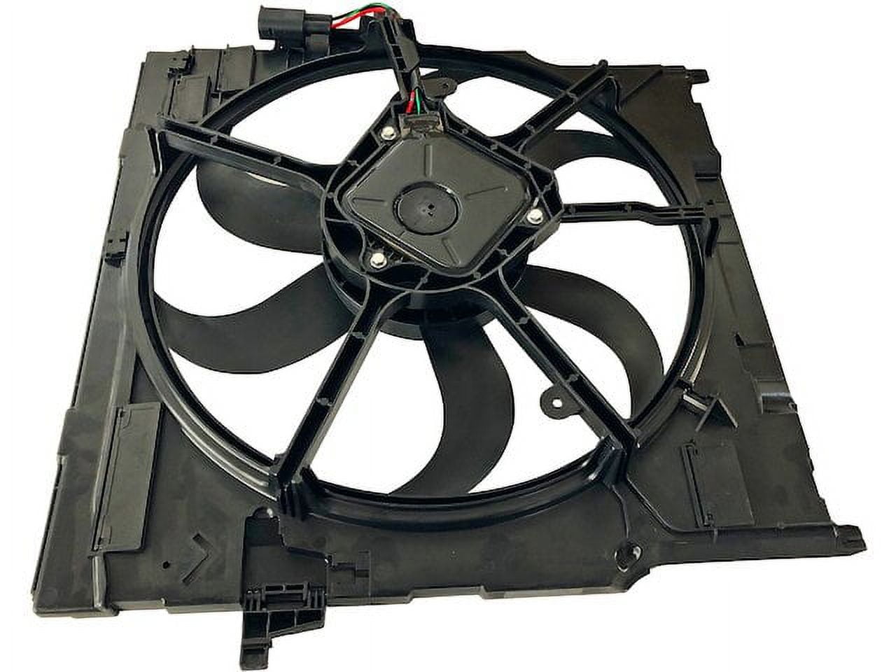Radiator Fan Assembly - Compatible with 2008 - 2014 BMW X6 2009 2010 ...
