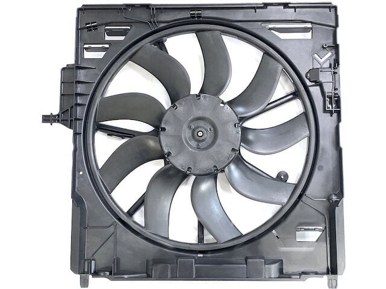 Bmw X5 Dual Radiator And Condenser Fan Assembly