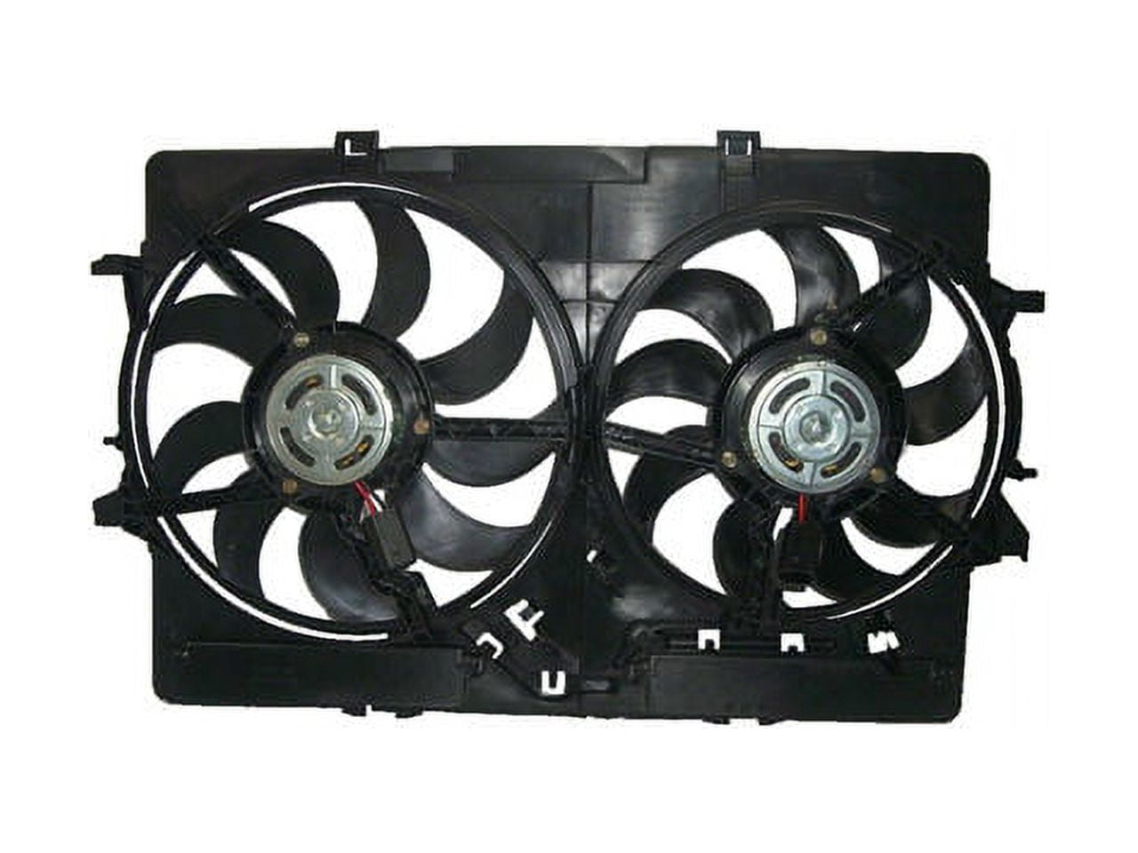 Radiator Fan Assembly - Compatible with 2009 - 2016 Audi A4 Quattro ...