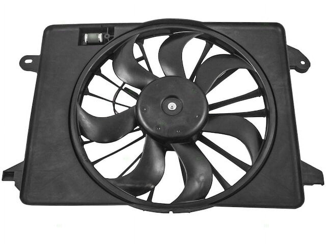 Radiator Fan Assembly - Compatible with 2009 - 2017, 2019 Dodge Charger ...