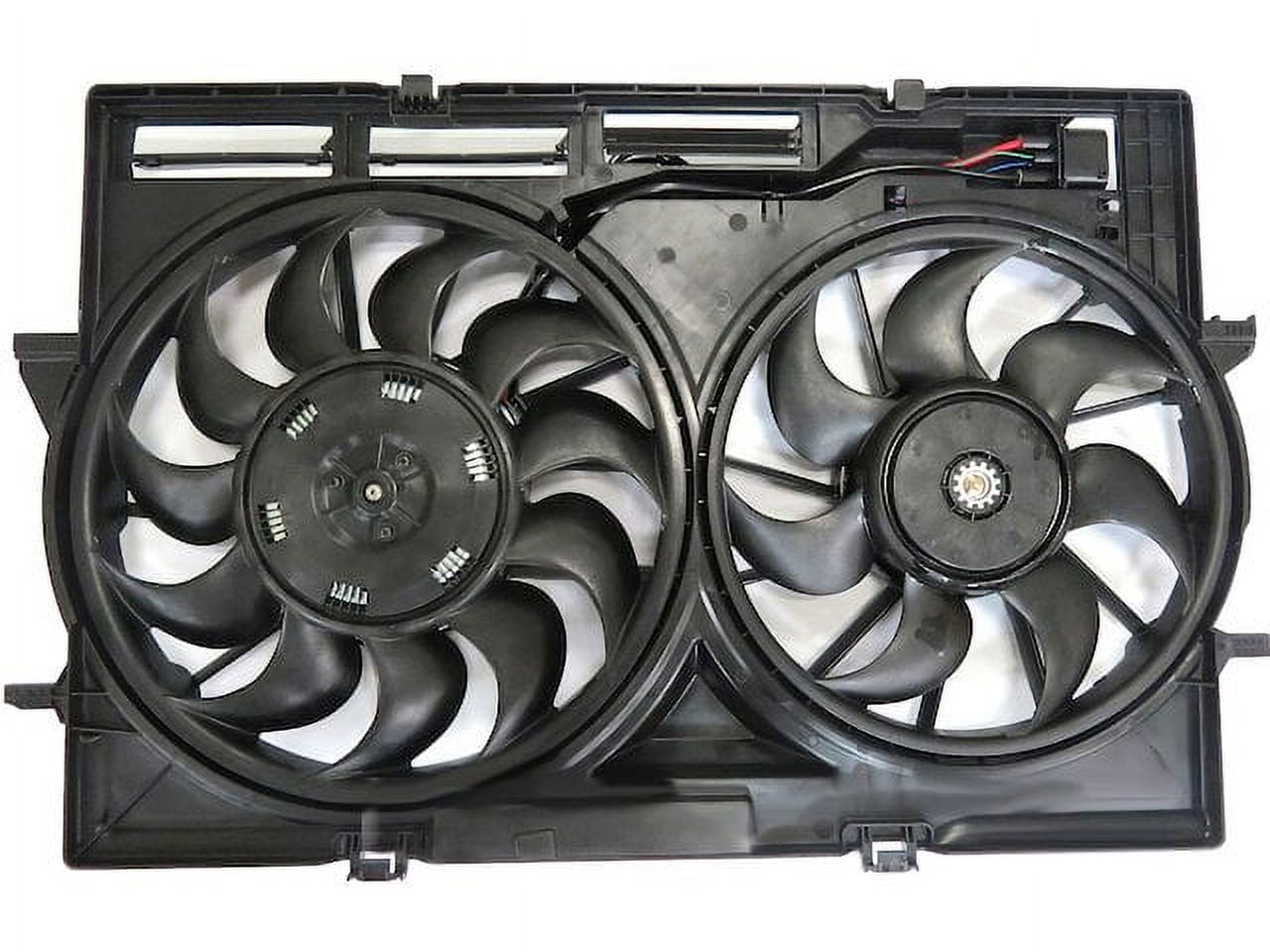 Radiator Fan Assembly - Compatible with 2010 - 2016 Audi S4 Sedan 3.0L ...