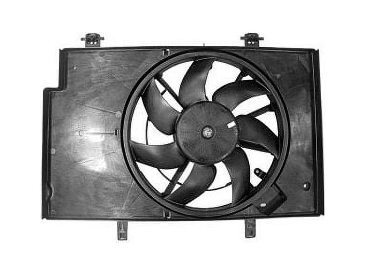 Radiator Fan Assembly - Compatible with 2011 - 2018 Ford Fiesta 1.6L ...