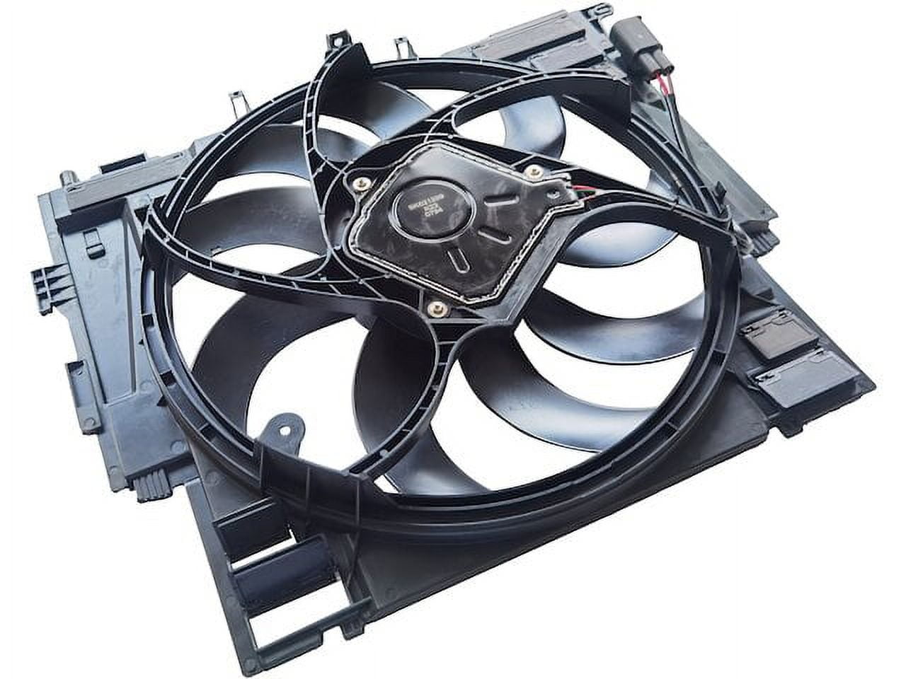 Bmw 528 Dual Radiator And Condenser Fan Assembly