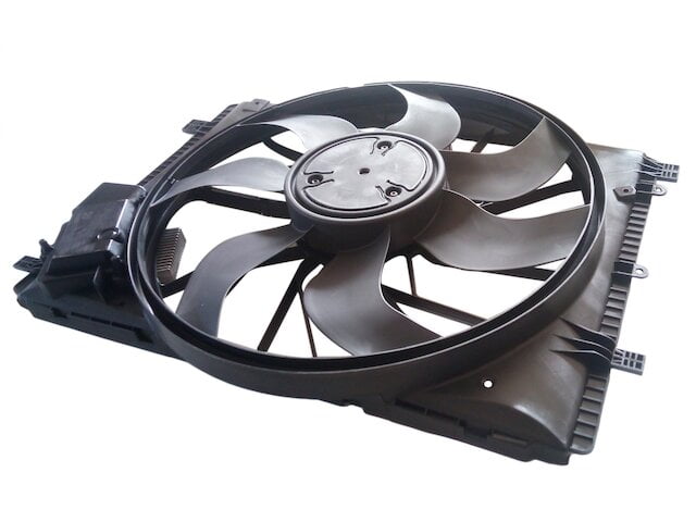 Radiator Fan Assembly - Compatible with 2013 - 2019 Mercedes-Benz SL550 ...