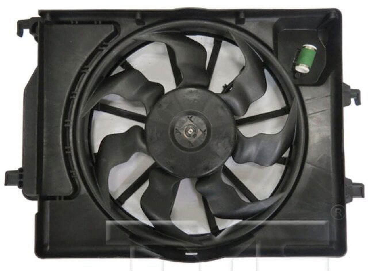Radiator Fan Assembly - Compatible with 2019 - 2022 Kia Rio 1.6L 4 ...