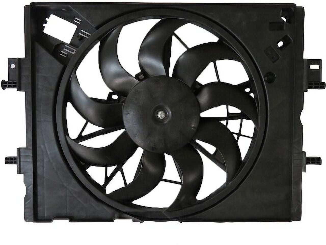 Radiator Fan Assembly - Compatible with 2020 - 2021 Nissan Sentra Sedan ...