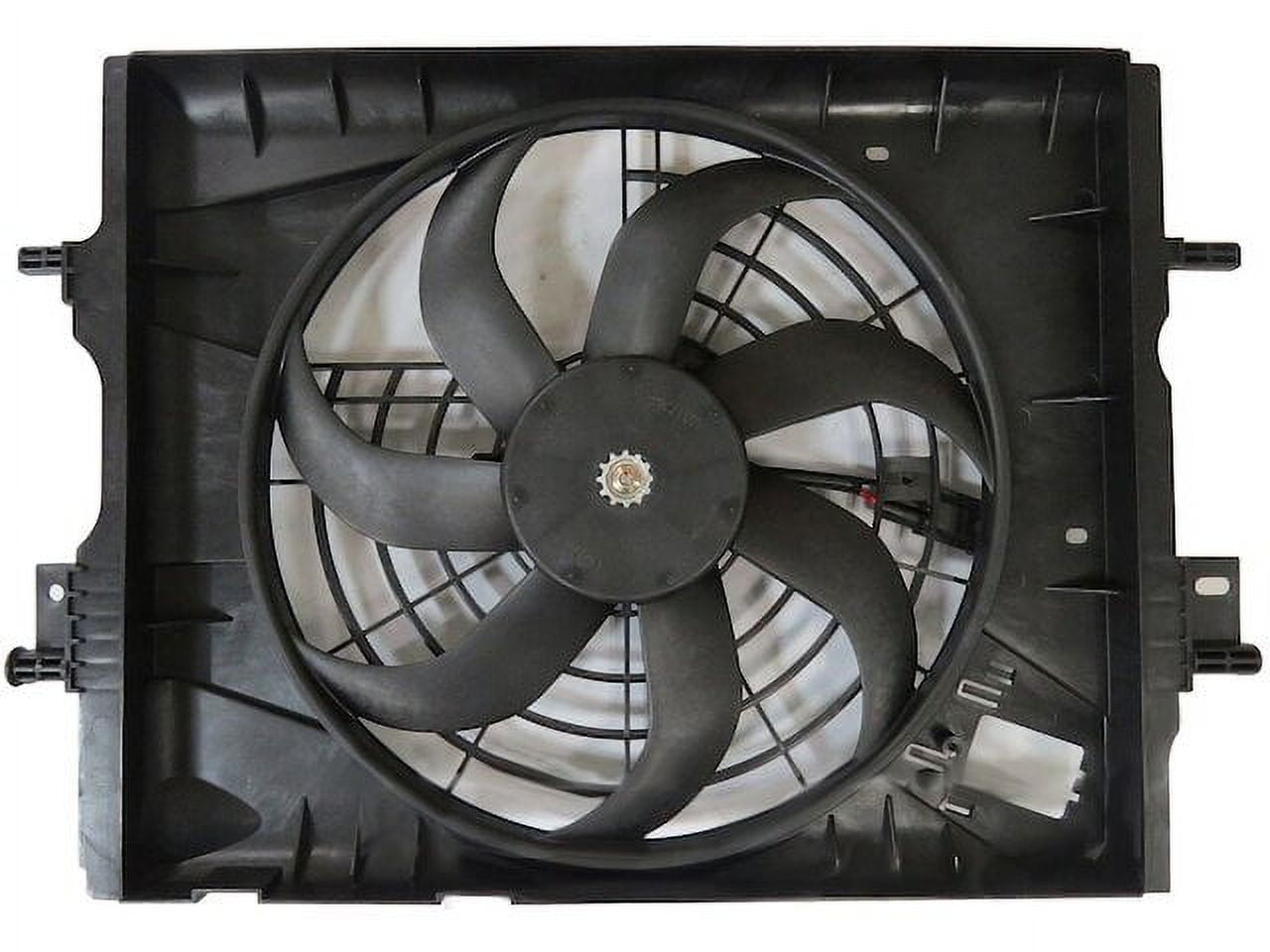 Radiator Fan Assembly - Compatible with 2020 - 2021 Nissan Versa Sedan ...