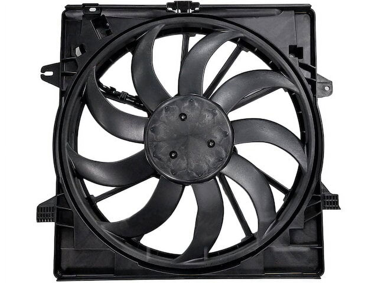 Radiator Fan Assembly - Compatible with 2021 - 2022 Kia K5 Sedan 1.6L 4 ...