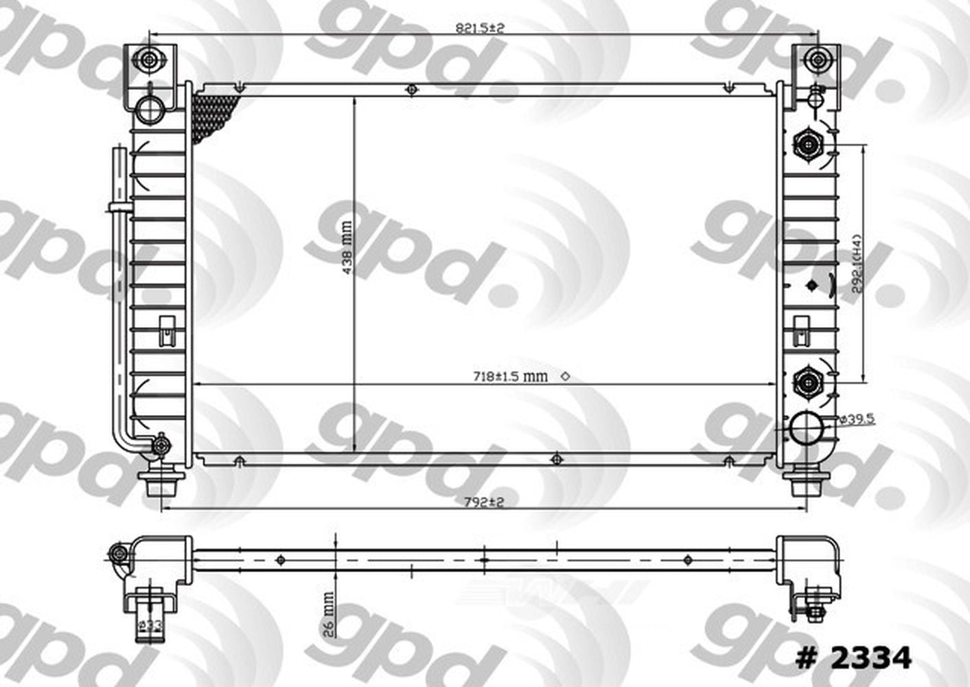 Radiator Fits select: 1999-2006 CHEVROLET SILVERADO, 2000-2006 ...