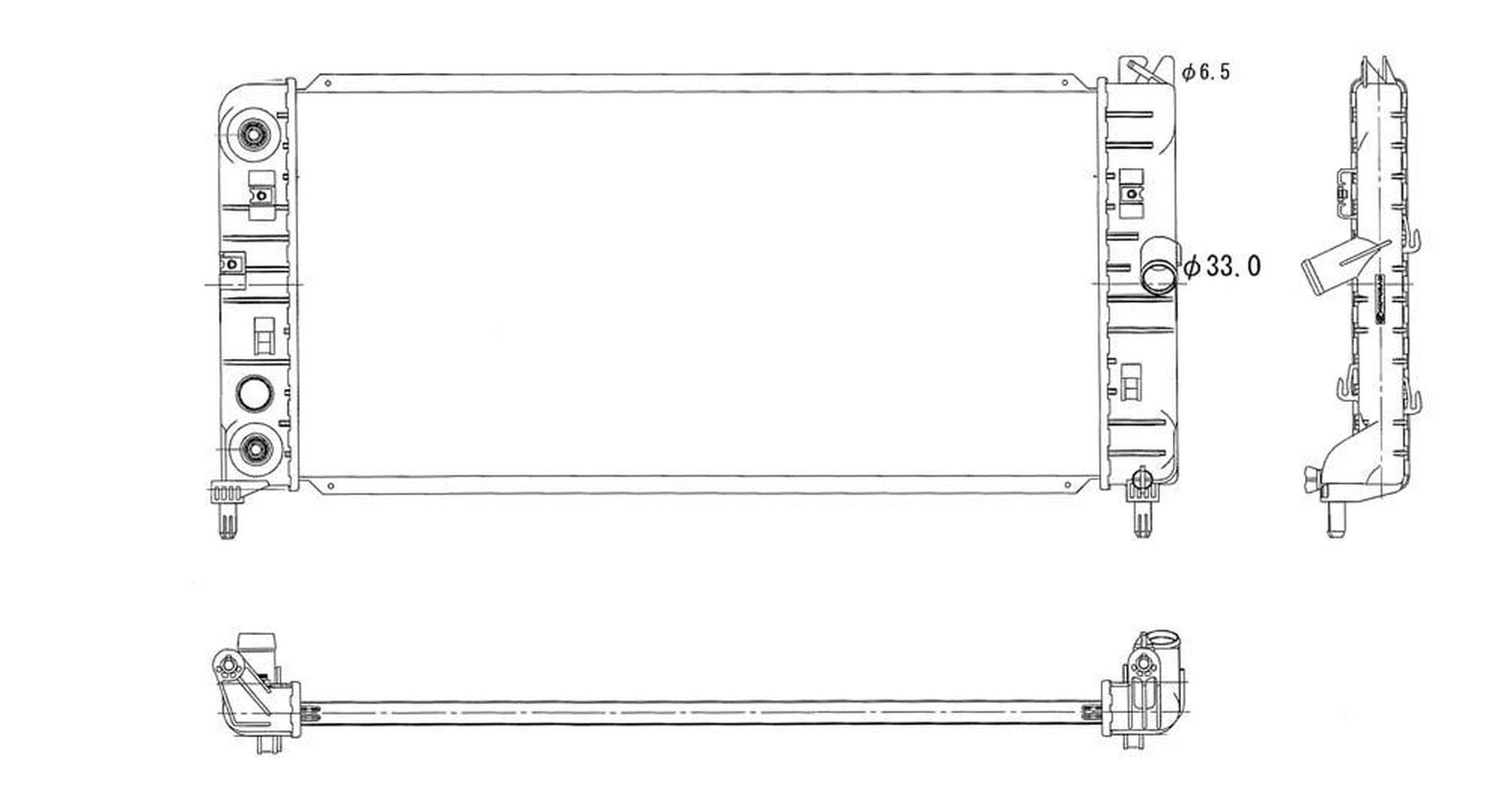 Radiator Fits select: 2006-2008 CHEVROLET IMPALA, 2006-2007 CHEVROLET ...