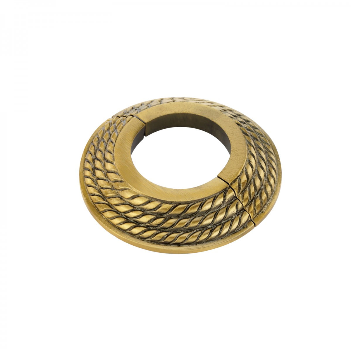 Radiator Flange Antique Gold Triple Roped 1-1/2" (IPS) pipe flange: 1-7 ...