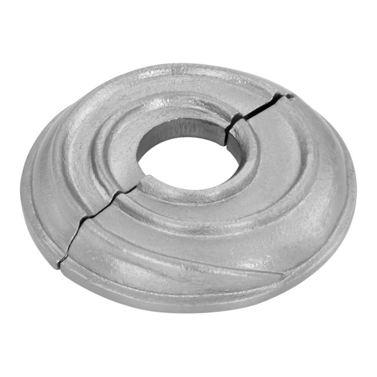 Radiator Flange Spiral Satin Finish 3/4" (IPS) pipe flange: 1" inside ...