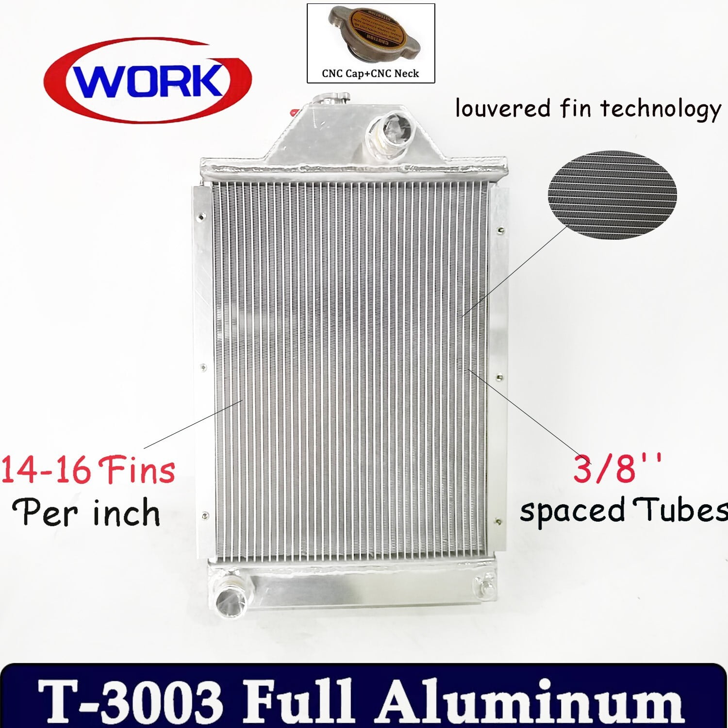 Radiator For Massey Ferguson 30 165 175 3165 Models Tractor 194701M91 ...