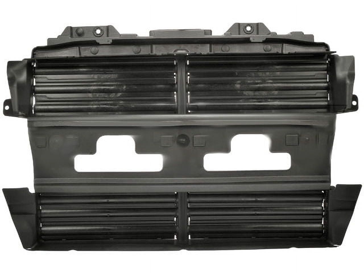 Radiator Grille Shutter Assembly - Black - with Motor - Compatible with ...