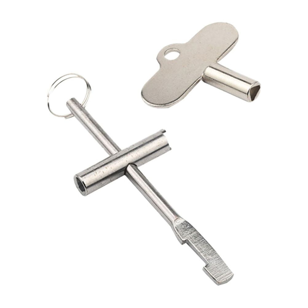 Radiator Keys Small Meter Box Tool Kit Triangle Four-corner - Walmart.com