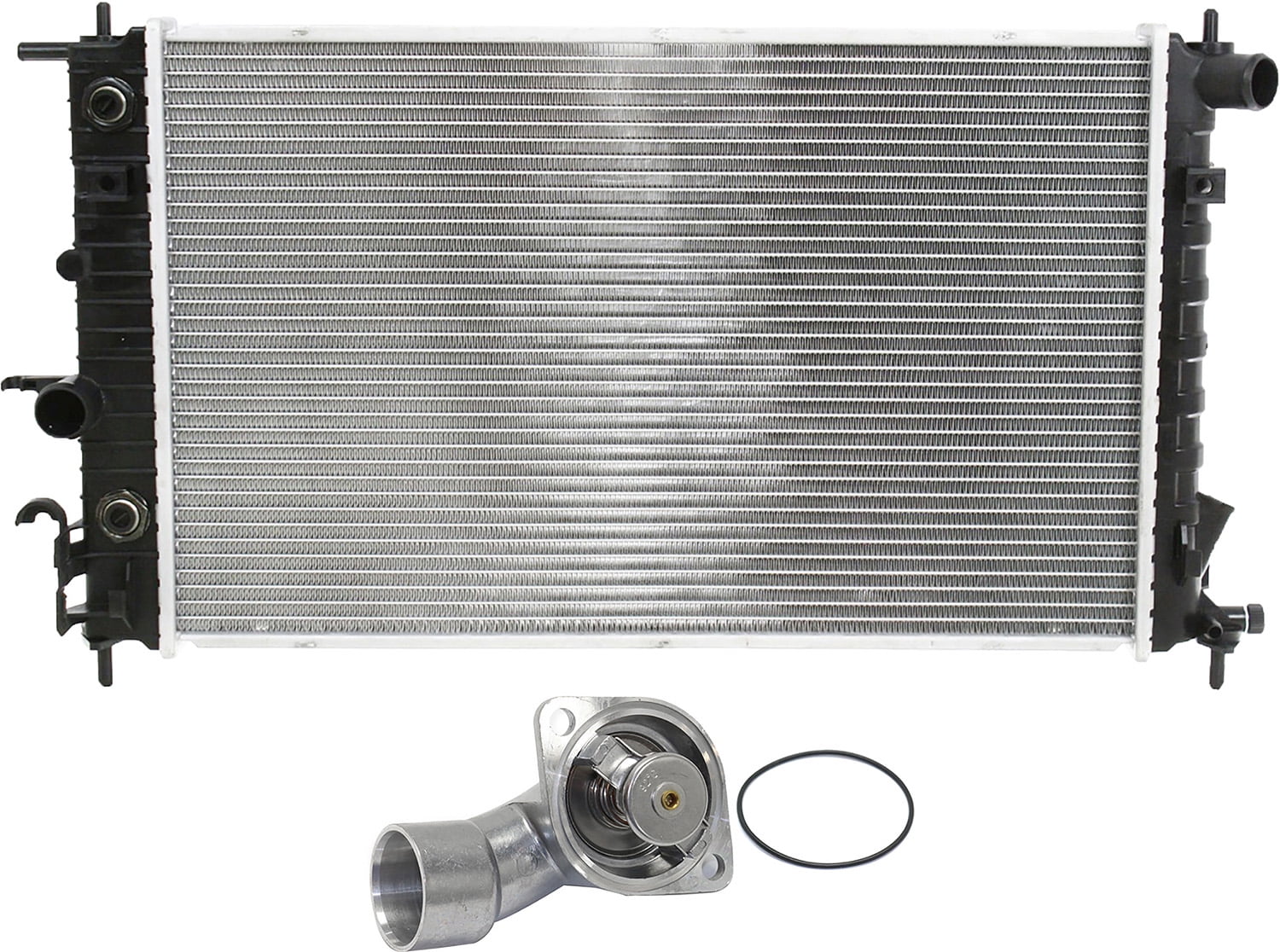 Radiator Kit 3.0L Engine Aluminum Core Plastic Tank GAS includes ...